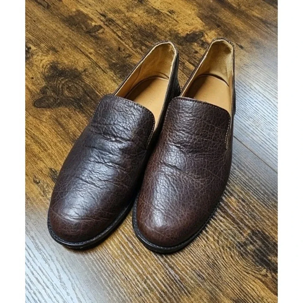 Tecovas | Shoes | Tecovas The Monterrey Brown Leather Slipon Shoes Size ...